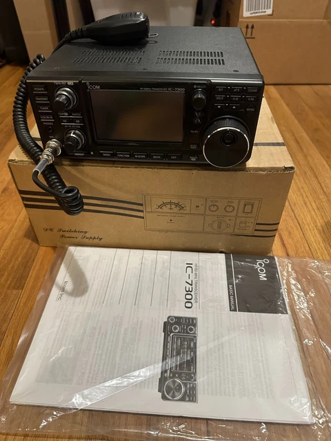ICOM IC-7300 100W Touchscreen HF/50MHz Ham Radio Brand New with Power ...