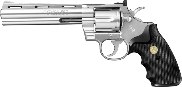TOKYO MARUI COLT Python .357 Magnum 6 Inch Stainless Model Air HOP ...
