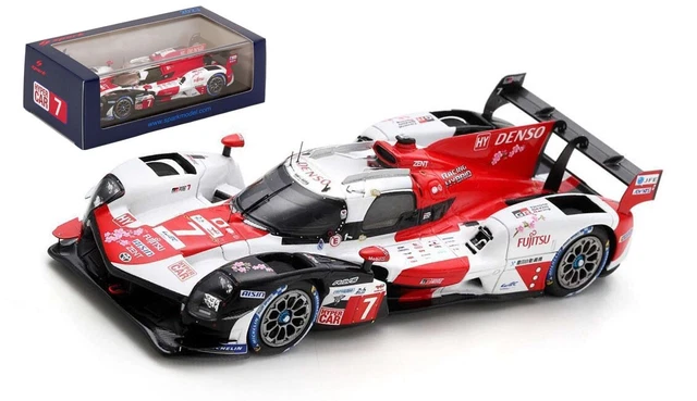 SPARK S8725 TOYOTA GR010 Hybrid Hypercar #7 Le Mans 2023 - 1/43 Scale £ ...