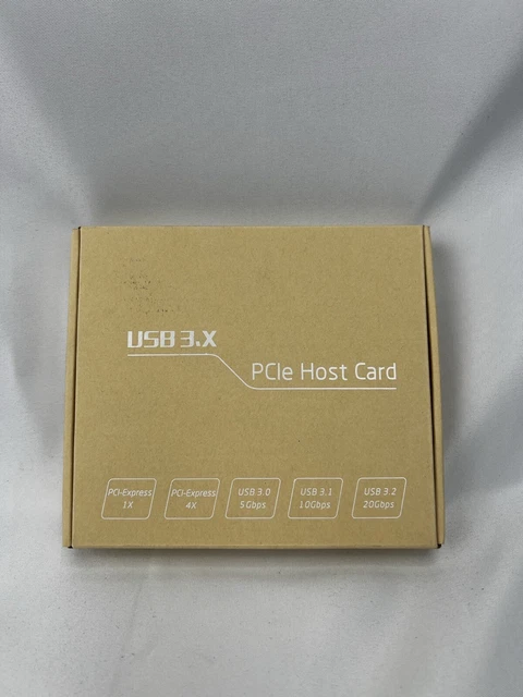PCI-E TO USB 3.2 Expansion Card ,3.2 gen2 10Gpbs (3X USB C, 1x USB A ...
