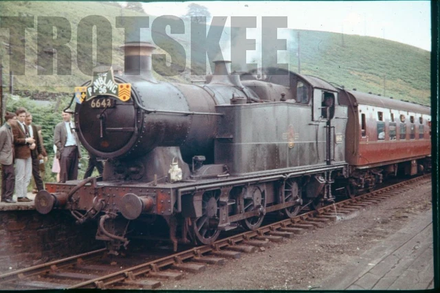 35MM SLIDE BR British Railways Steam Loco Class 5600 6643 c1962 ...