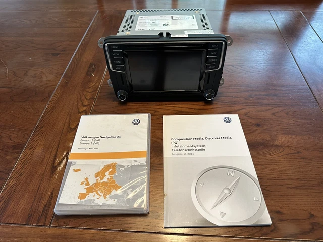 VW DISCOVER MEDIA MIB2 mit VW Navigation SD-Karte Europa 1 V6 EUR 350 ...