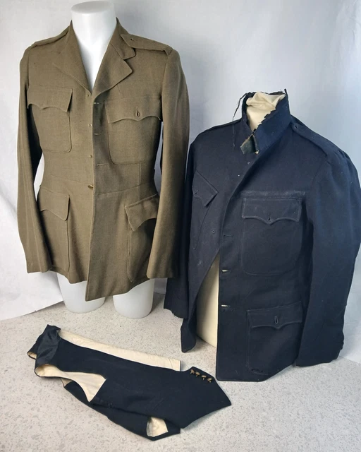 WW1 / WW2 British Army officers uniform items - Job lot £20.00 ...