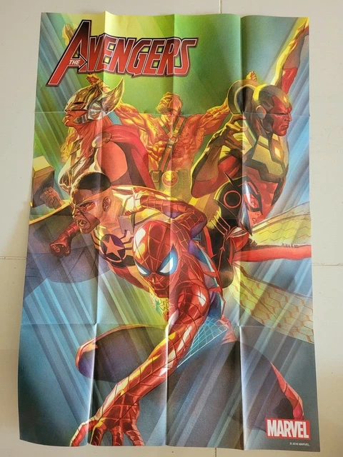 The Avengers By Alex Ross Poster 24 X 36 Marvel Comics 2016 New Unused Thor £804 Picclick Uk