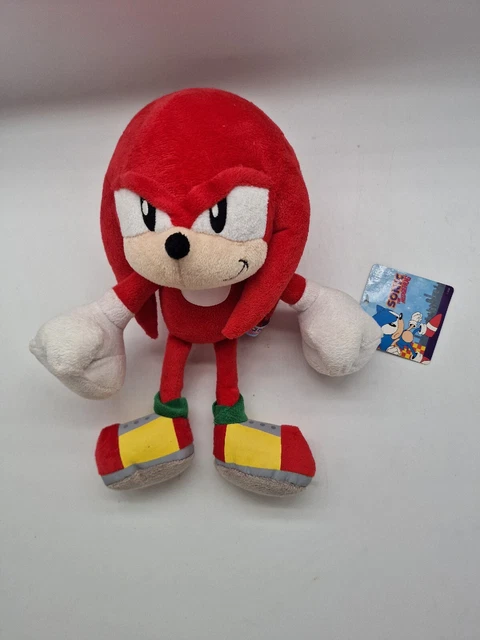 Knuckles The Echidna Plush Pms Sonic The Hedgehog Bnwt 28cm £1999 Picclick Uk