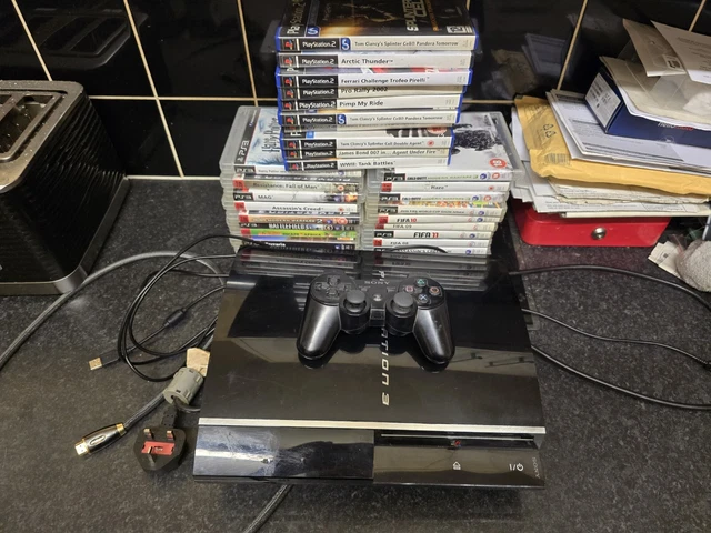 SONY CECHC03 PLAYSTATION 3 60GB Home Console - Black with 34 ps3 and ...