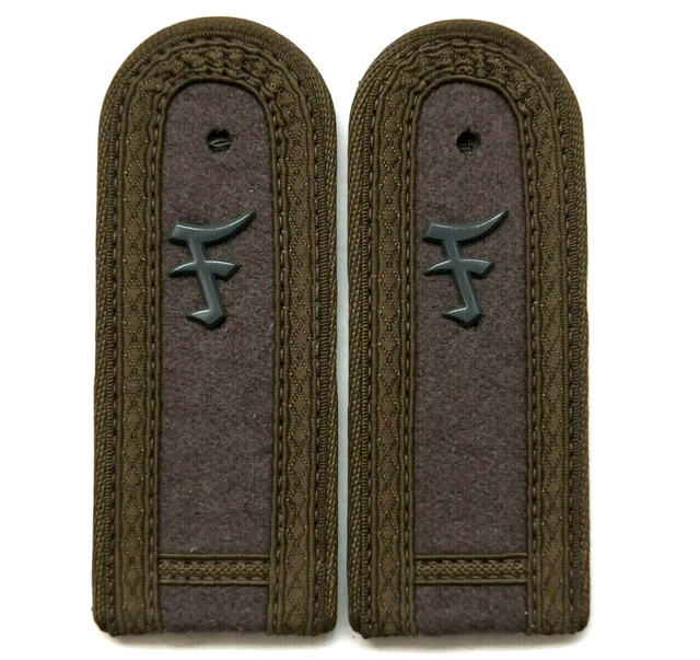 DDR NVA GT Schulterstücke Felddienstuniform FDU Fähnrichschüler 1 ...
