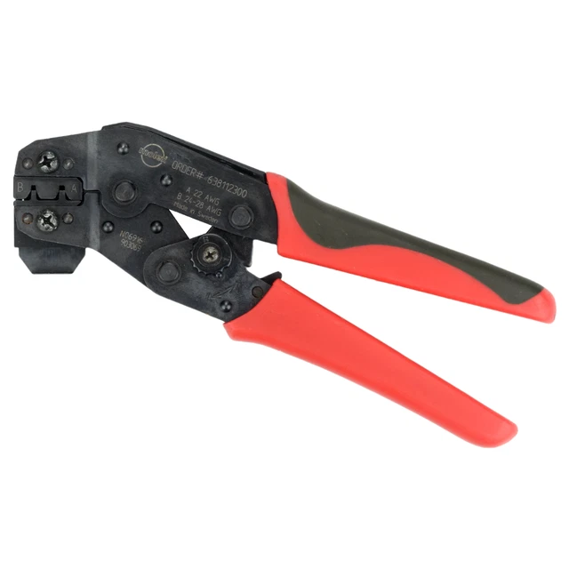 HAND CRIMP TOOL Electrical Cable Ratchet Crimper 28-22 AWG | Molex ...