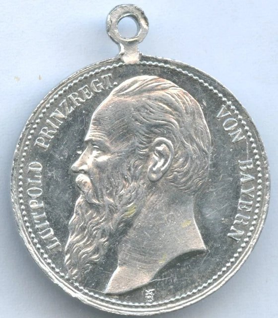 BAYERN - Medaille "Erinnerung An Meine Dienstzeit 1897-1899 " EUR 48,00 ...