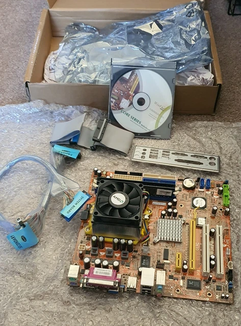 AMD ATHLON 64 3200+ @ 2.0 GHz + Motherboard, 2Gb RAM bundle £10.78 ...
