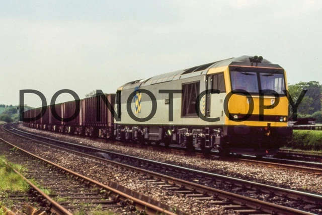 UK DIESEL TRAIN Railway Photograph Of Class 60 60052 Loco. Rm60-277 £1. ...
