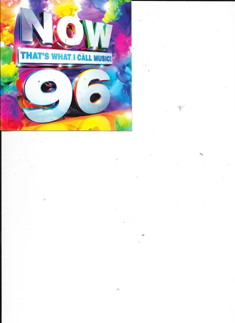 NOW THAT'S WHAT I Call Music! 96 by Various Artists (2 CD 2017) EUR 1 ...