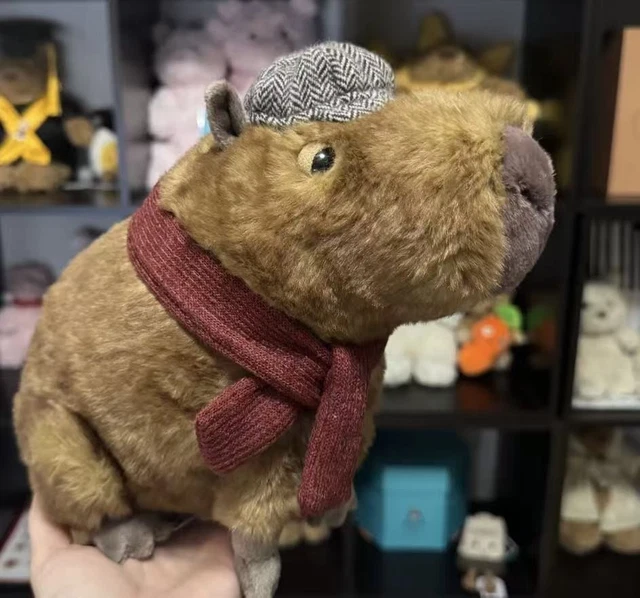 JELLYCAT CLYDE DETECTIVE Capybara Plush - Complete Set (With Tag & Dust ...