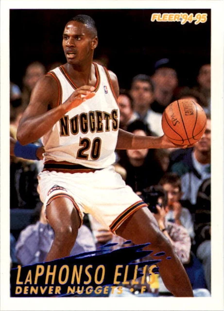 CARTE DE BASKETBALL pépites Fleer Denver 1994-95 #57 LaPhonso Ellis EUR ...
