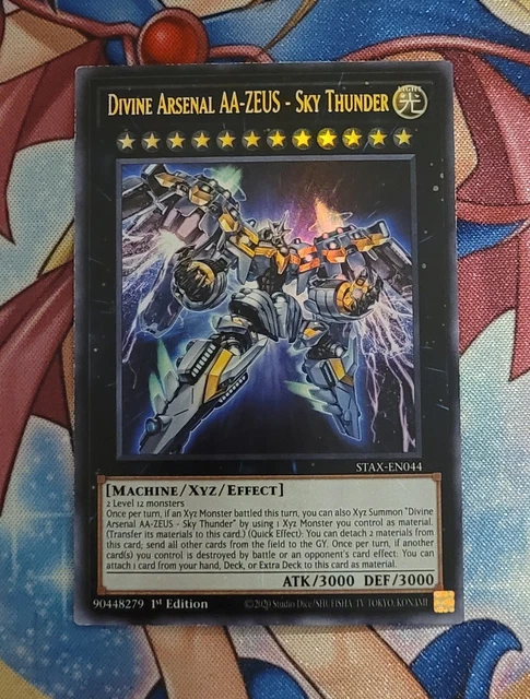 YUGIOH! 1X DIVINE Arsenal AA-ZEUS - Sky Thunder * Ultra Rare * 1rst Ed ...