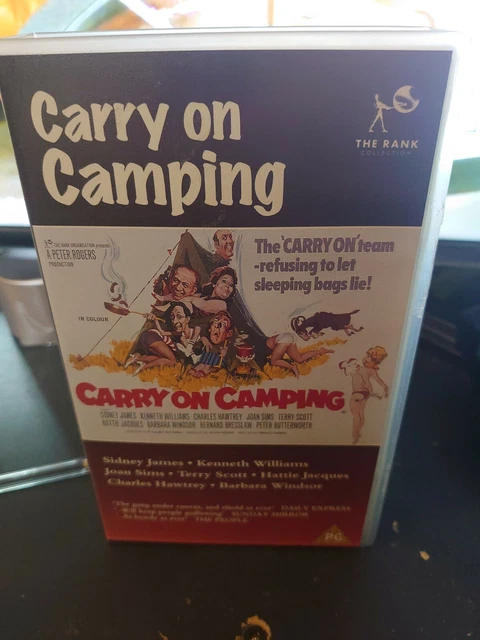 CARRY ON CAMPING (2003) CARLTON -VHS VIDEO TAPE BARBARA WINDSOR and SID ...