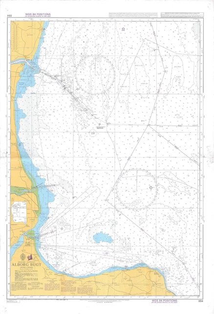 CARTE MARINE DE La Baie D'Alborg Du Kattegat Du Danemark Papier Peint ...