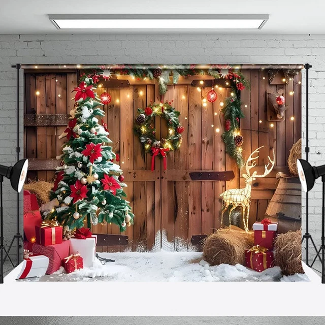 NIGHT CANDY GINGERBREAD House Christmas Backdrop $37.92 - PicClick AU