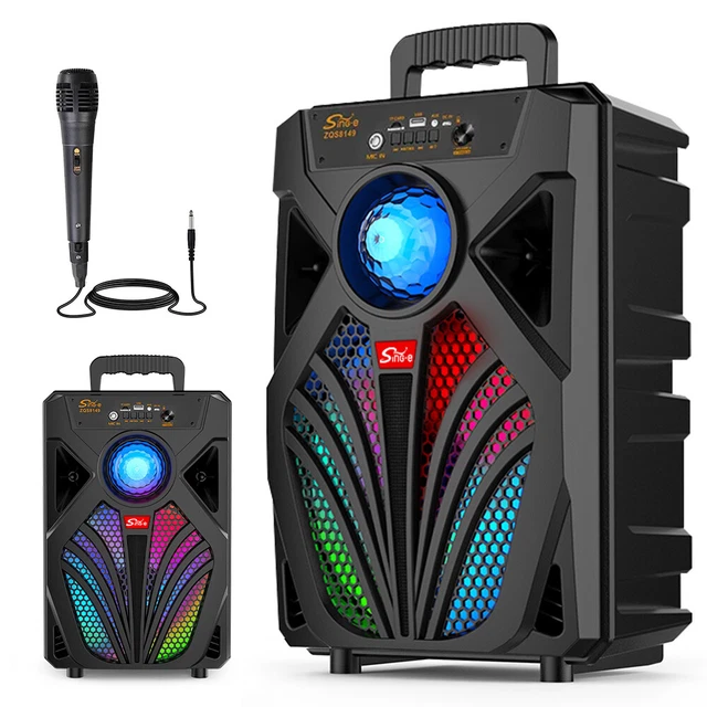 WIRELESS PORTABLE BLUETOOTH Speaker Heavy Bass Sound System Party Subwoofer +Mic £22.99 ...