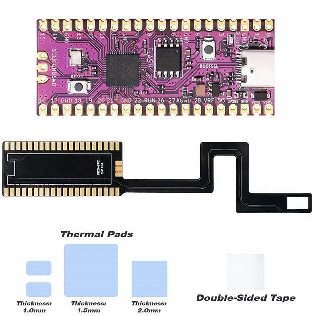 ERSATZTEILE PICOBOOT-KIT REPARATUR Mikrocontroller-Platine Raspberry Pi Board EUR 10,02 ...