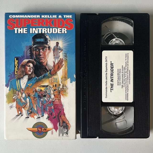 COMMANDER KELLIE & The Superkids The Intruder VHS 1992 SKTV Heirborne ...