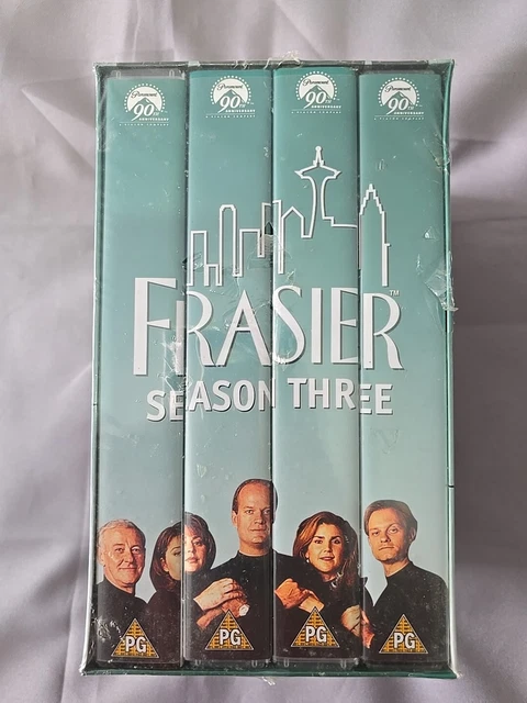 FRASIER COMPLETE SEASON 3 PAL VHS Video Box Set New And Sealed EUR 29 ...