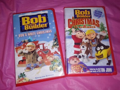 BOB THE BUILDER VHS Christmas to Remember Bob's White Christmas Movies ...
