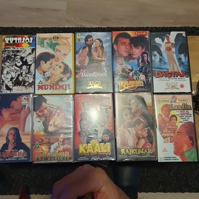 BOLLYWOOD INDIAN VHS tapes (PAL) Rare £8.00 - PicClick UK