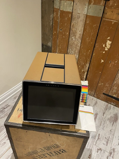 VINTAGE POLAROID POLAVISION Land Player Brown Instant Replay Viewing ...