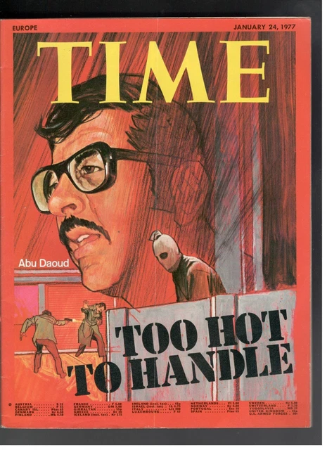 TIME JANVIER 24, 1977 Grandes Meuleuses Abu Daoud Terroriste ...