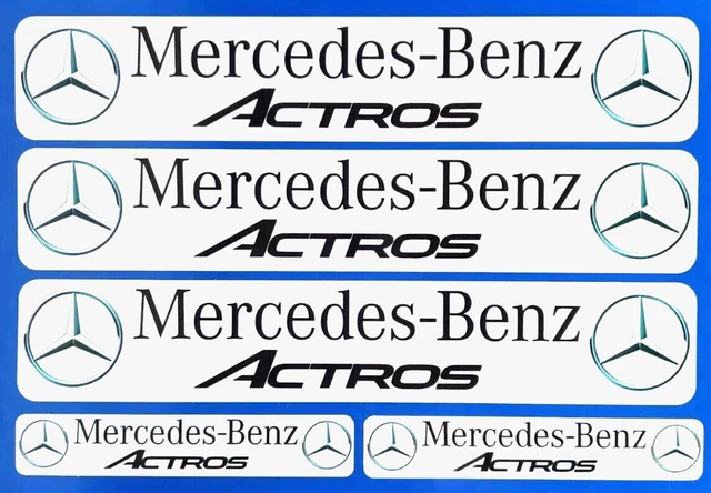 MERCEDES-BENZ ACTROS TRUCK Lorry Decal Vinyl Stickers 200Mm Free P&P £6 ...