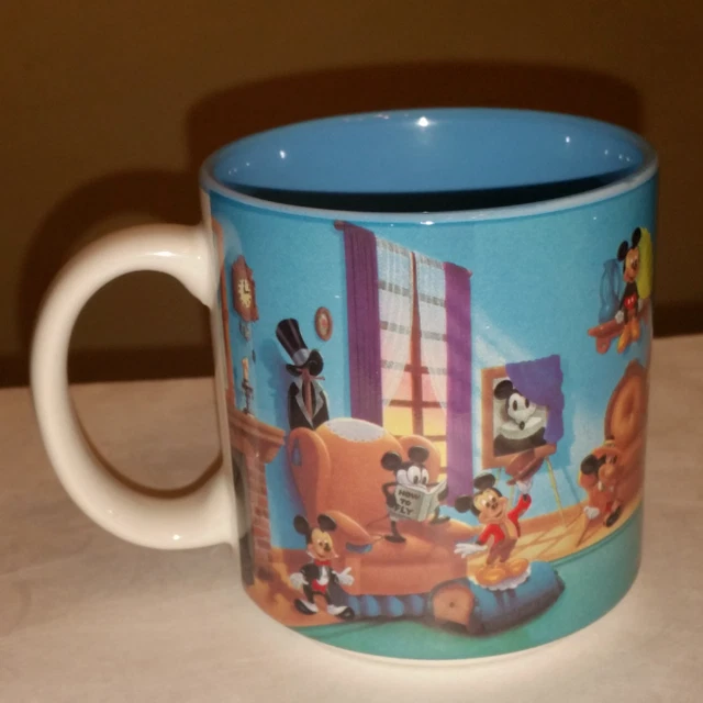 WALT DISNEY MICKEY Mouse Through The Years Cartoons Coffee Drinking Mug,Cup EUR 24,12 - PicClick DE