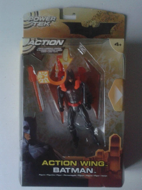 MATTEL POWER TEK - Figurine Action Wing Batman (lumières clignotantes ...