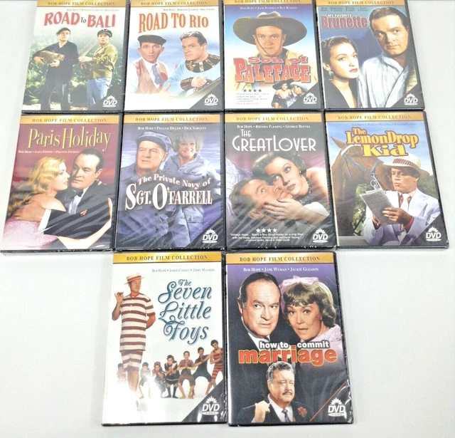 ENSEMBLE DVD COLLECTION de films classiques Bob Hope | Lot de 10 films ...