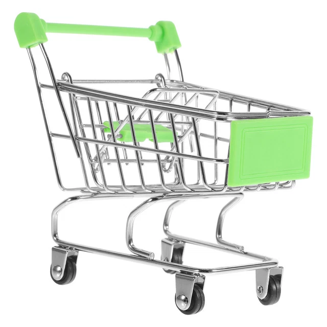 MINI SHOPPING CART Supermarket Handcart Tiny Shopping Grocery Cart Mini ...