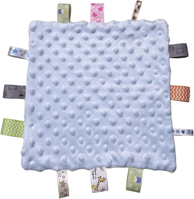 BABY TAGS SECURITY Blanket -Baby Soothing Plush Blanket with Colorful ...