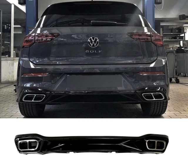 VOLKSWAGEN GOLF MK8 TSI, GTI, TDI rear Diffuser £63.08 - PicClick UK