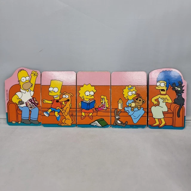 2002 KELLOGGS THE Simpsons - Family Couch Gag - Complete Set x5 Fridge ...