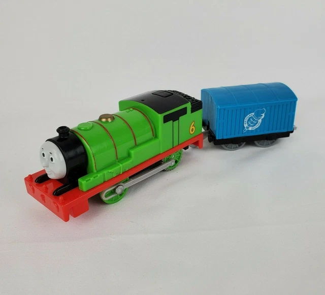 THOMAS & FRIENDS TrackMaster Talking Percy Motorized Train Tank Engine ...