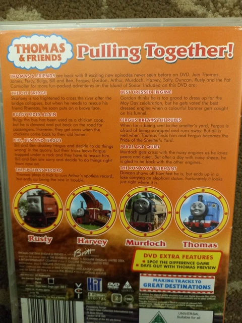 THOMAS TANK ENGINE Pulling Together Dvd Kids 8 Episodes £11.39 ...