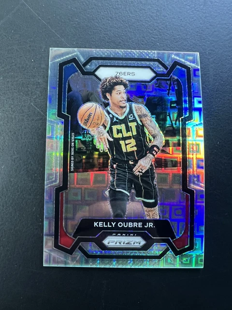 2023-24 PANINI PRIZM Kelly Obre Jr. Pandora Premium Prizm /150 76ers ...