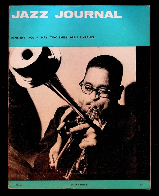 VTG JAZZ JOURNAL Magazine June 1963 Dizzy Gillespie Gerry Mulligan Ray ...