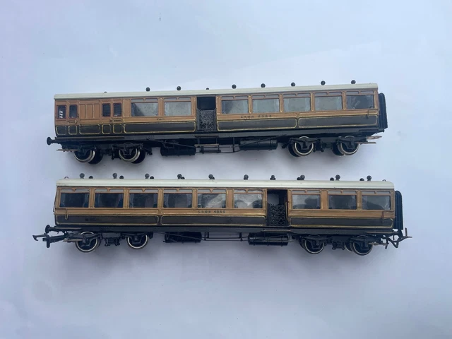 SOUTHERN RAILWAY LSWR Gate Stock coach set kit built £104.70 - PicClick UK