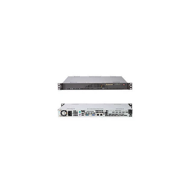 SUPERMICRO CSE-512L-200B 200W Mini 1U Rackmount Server Chassis (Black ...