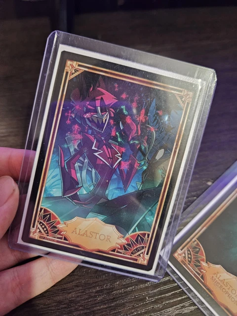 HAZBIN HOTEL TRADING Cards Tcg Alastor 03/50 And Alastor's Cane 04/50 ...