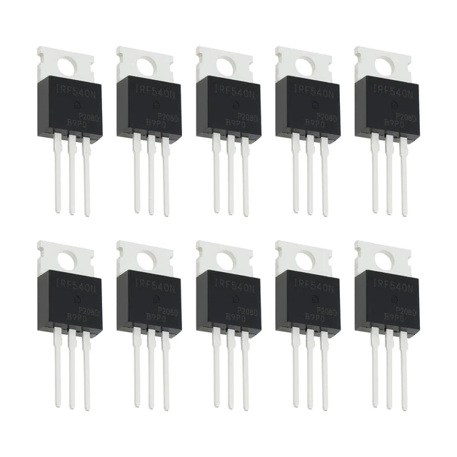 10PCS IRF540N TO-220 Power HEXFET Power MOSFET Transistor N-Channel 33A100V £8.69 - PicClick UK