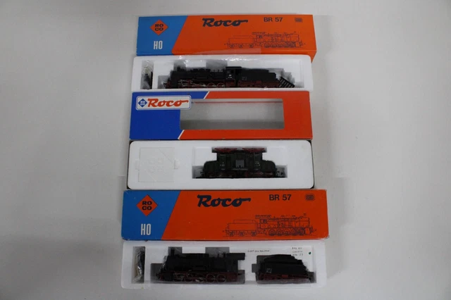 9057/15- HOBBYIST BUNDLE Roco H0 steam locomotive and electric ...