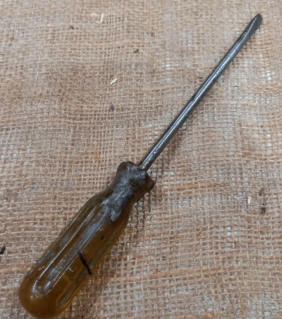 VINTAGE TURNER TUFLITE Slotted Flat Head Screwdriver Australia 235Mm $3 ...