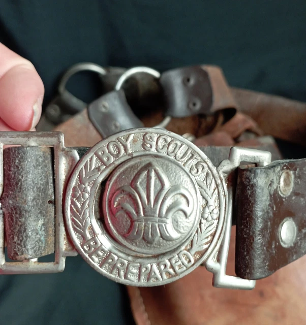 BOUCLE CEINTURON BOY Scouts Be prepared . Boucle fleur de lys et ...