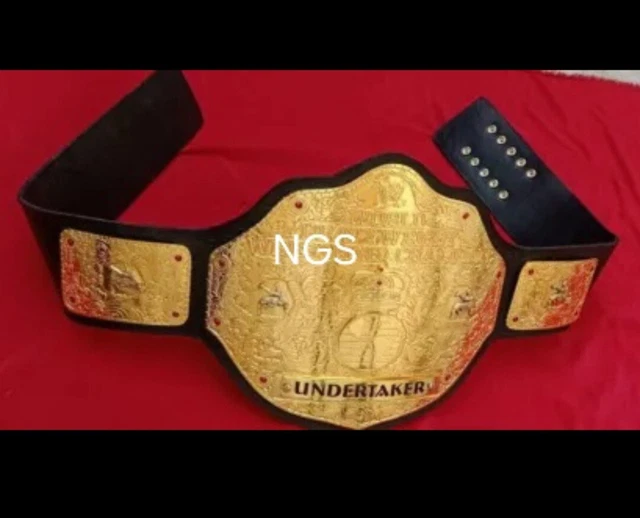 WWE 2D BIG Gold World Heavyweight Championship belt £269.99 - PicClick UK